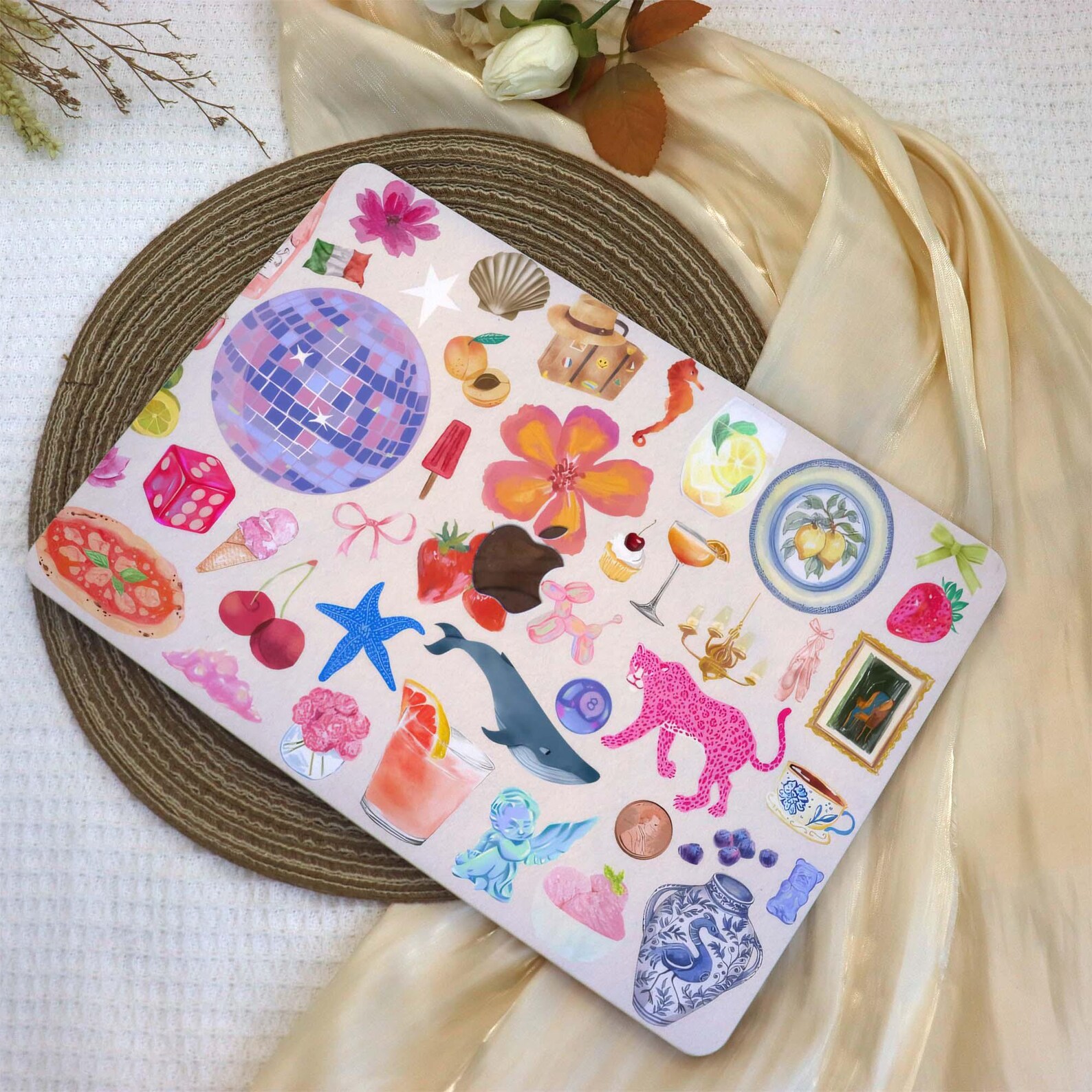 Cute Collage MacBook Case, Apple Laptop Sleeves,macbook Air15/13 Pro 13/14/15/16 2020 2021 M2 ...