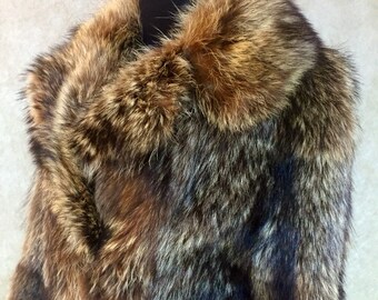 Vintage fur coat | Etsy