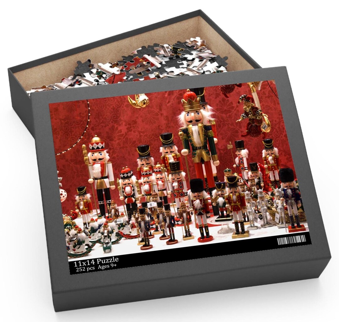 Red Nutcracker Puzzle, Christmas Puzzle, Christmas Gift, Nutcracker ...