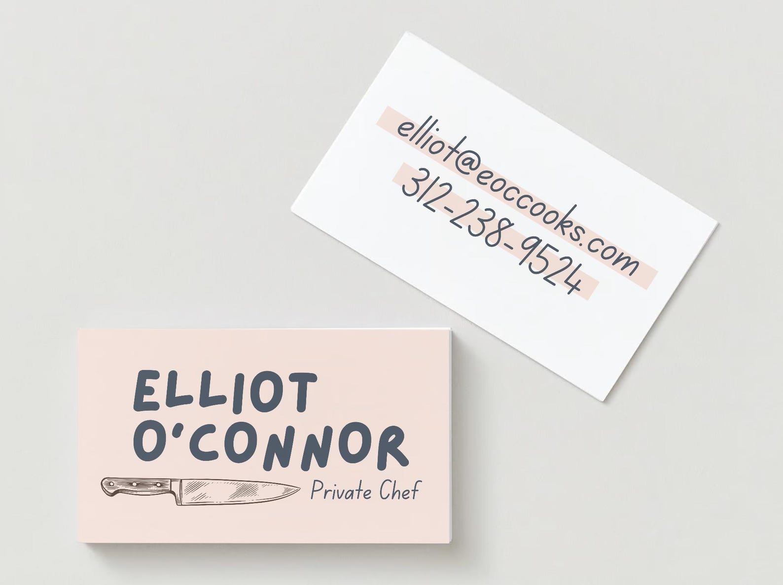 Customizable Branding Suite-the Yes Chef [logo, Business Card ...
