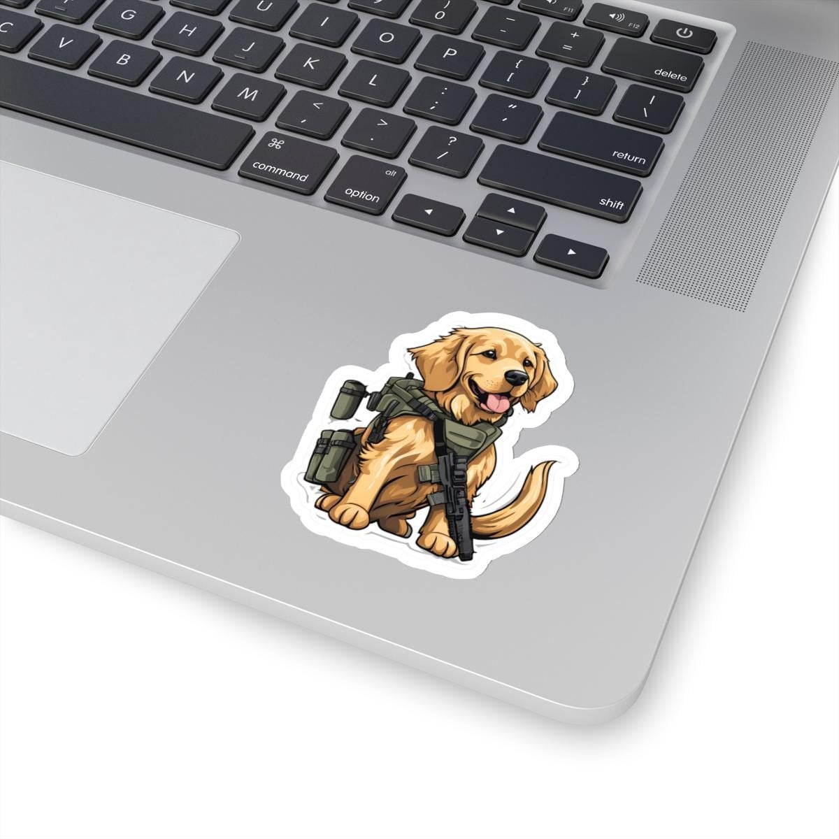 Military Puppy Ammo Box Sticker, Tactical Puppy Laptop Water Bottle ...