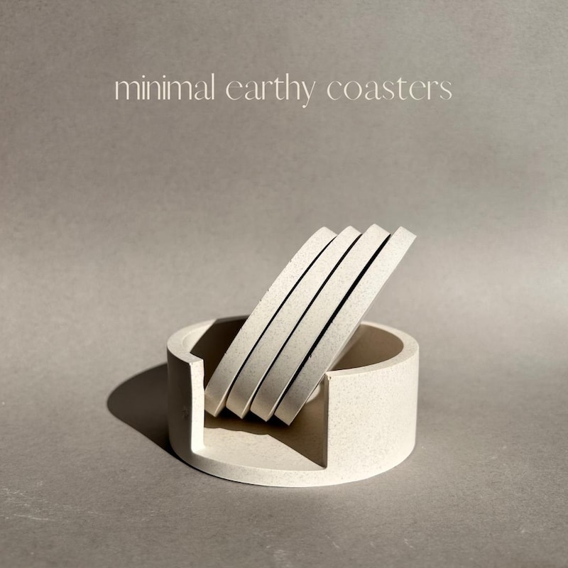 Concrete Coasters - Etsy