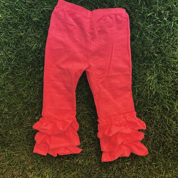 Ruffle Leggings - Etsy