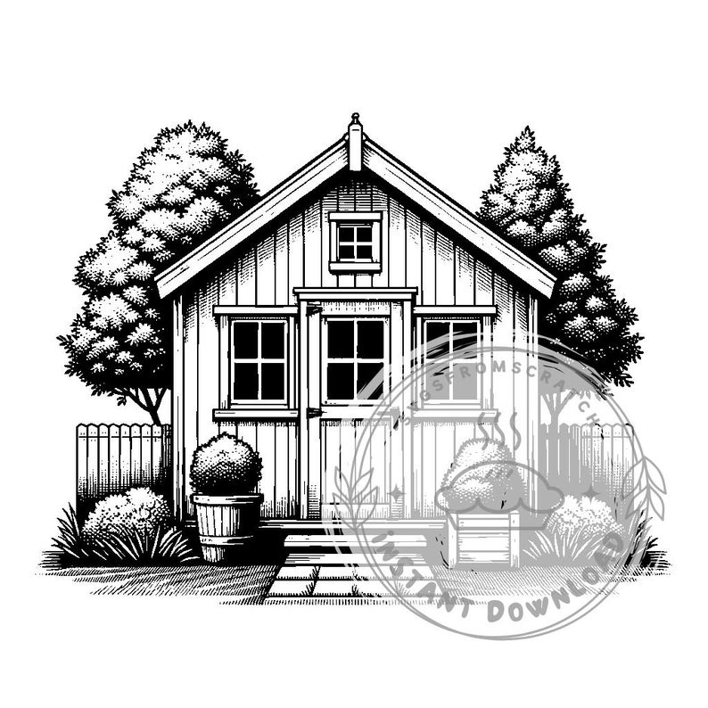 Garden Shed SVG Bundle - Etsy