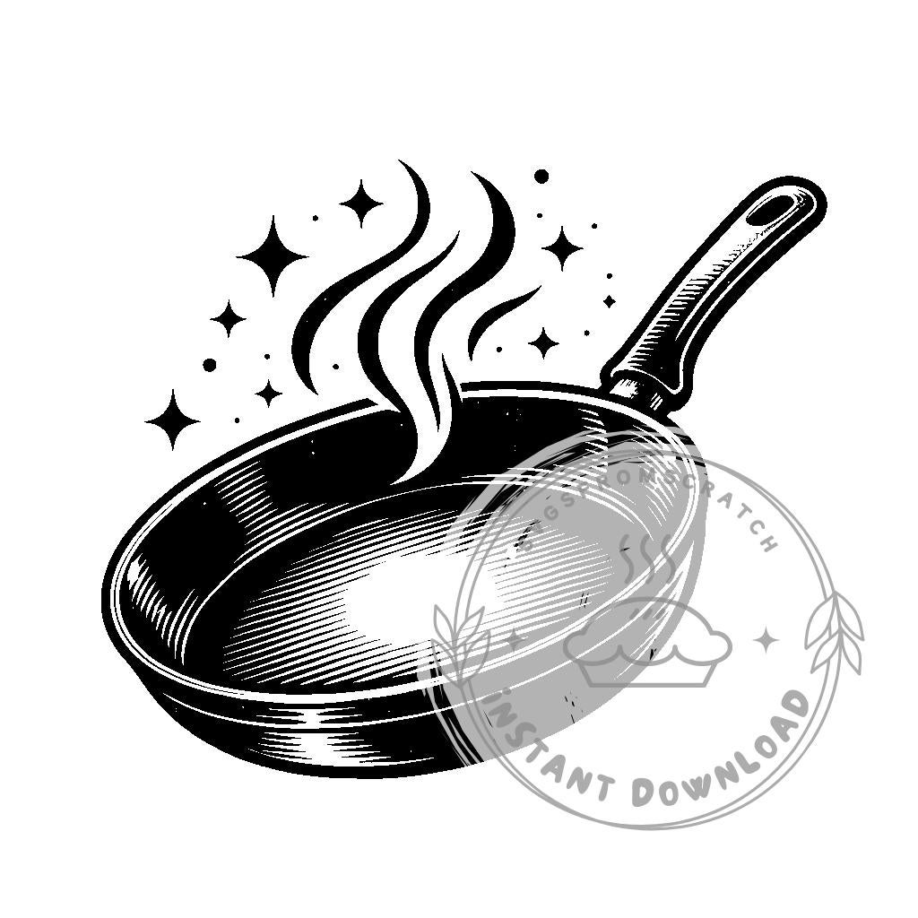 Sizzling Frying Pan SVG Bundle - Etsy