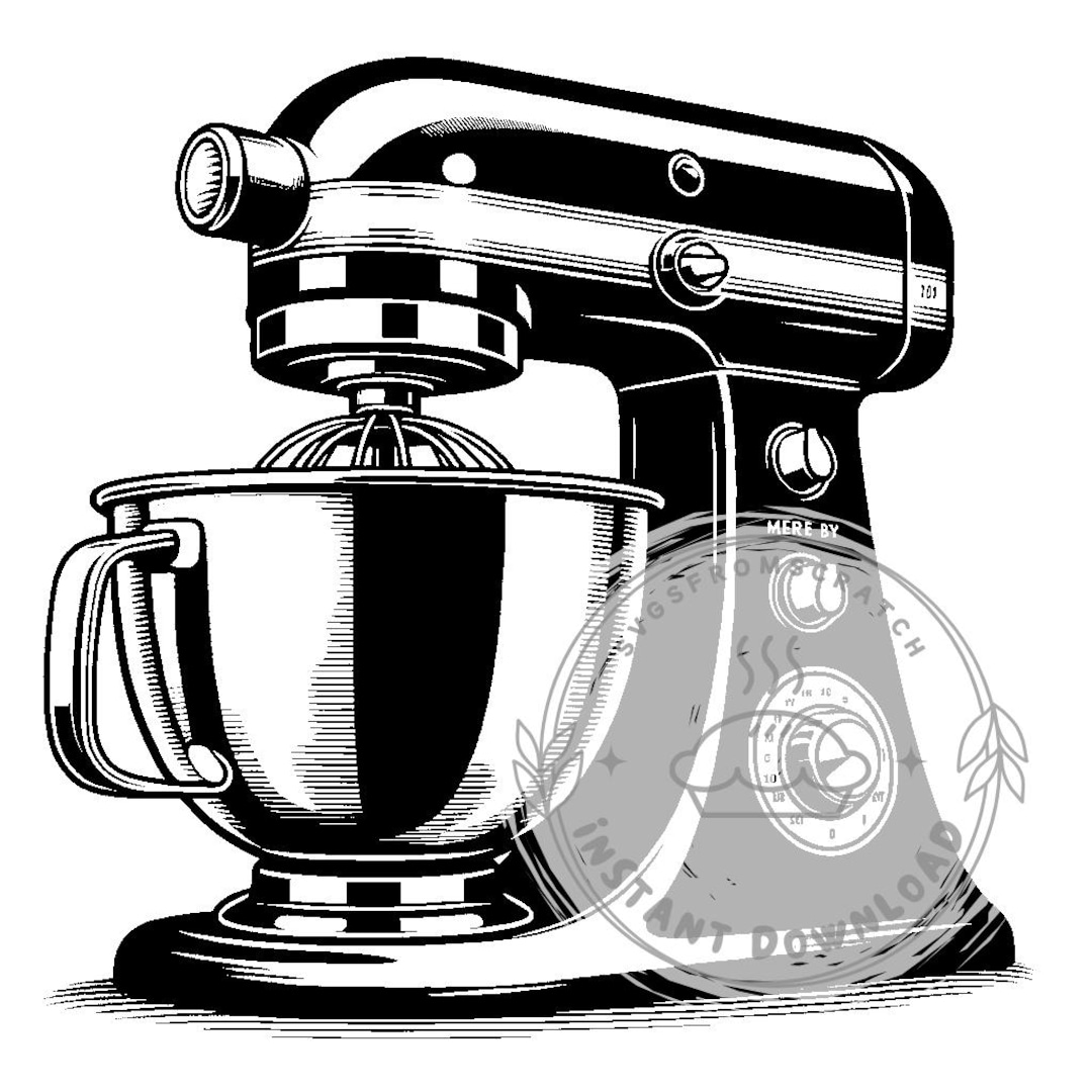 Stand Mixer SVG Bundle - Etsy