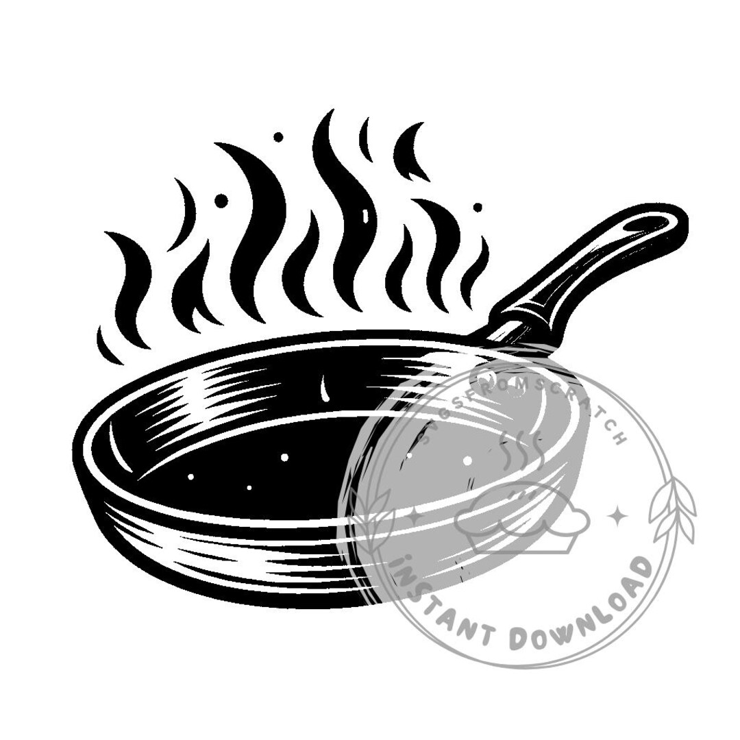 Sizzling Frying Pan SVG Bundle - Etsy