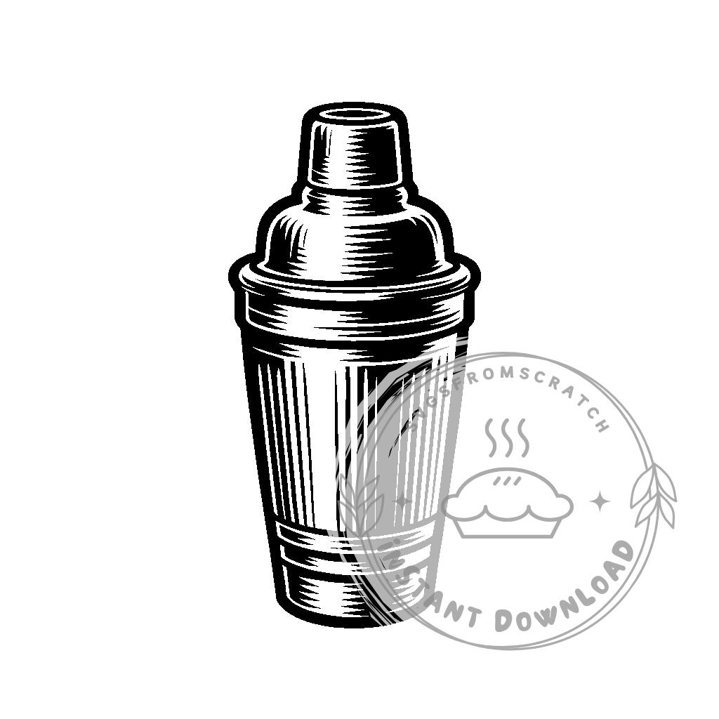 Cocktail Shaker SVG Bundle - Etsy
