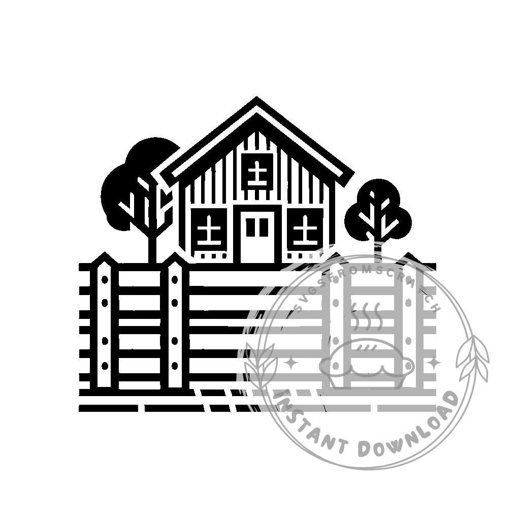 Simple Farm Fence SVG Bundle - Etsy