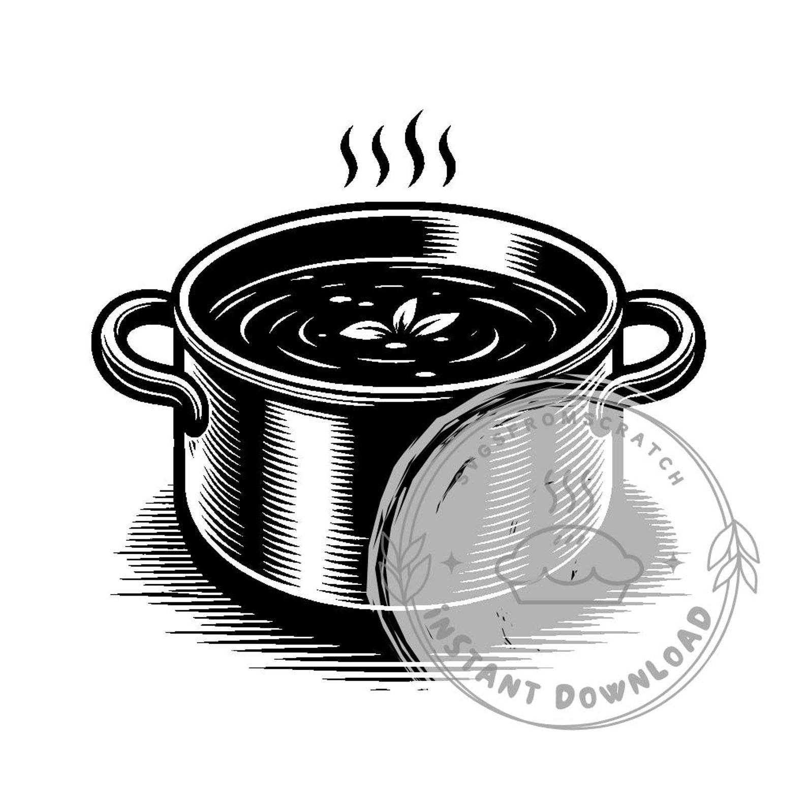 Pot of Soup SVG Bundle - Etsy
