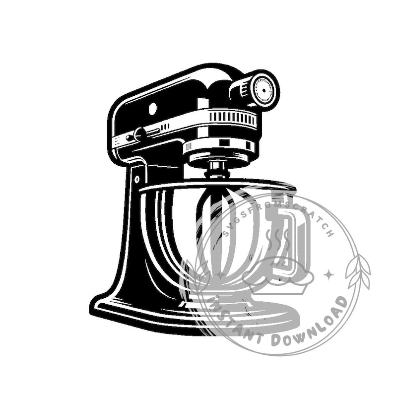 Stand Mixer SVG Bundle - Etsy