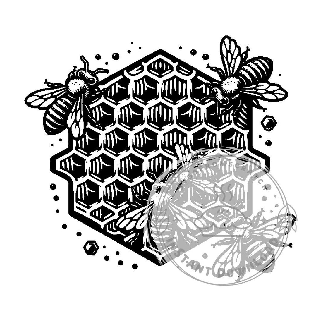 Honeycomb and Bees SVG Bundle - Etsy