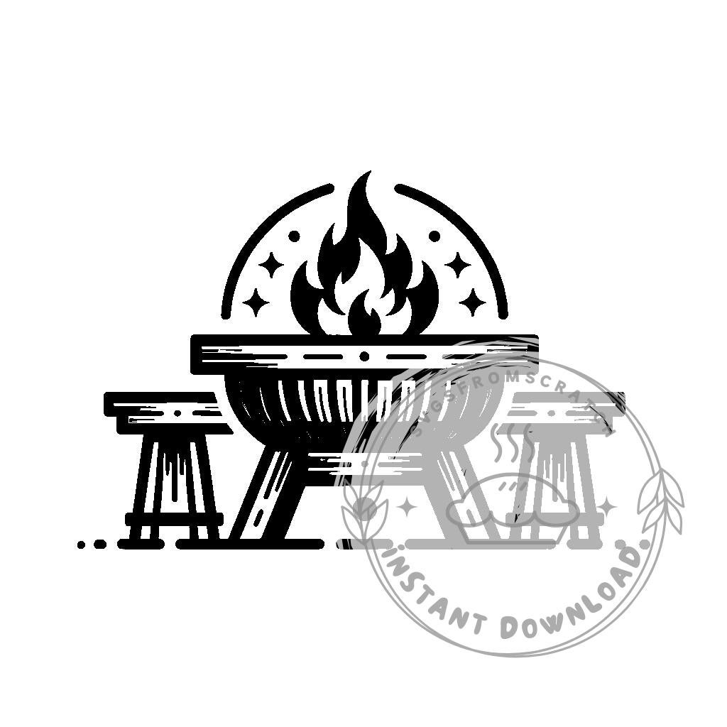 Outdoor Fire Pit SVG Bundle - Etsy