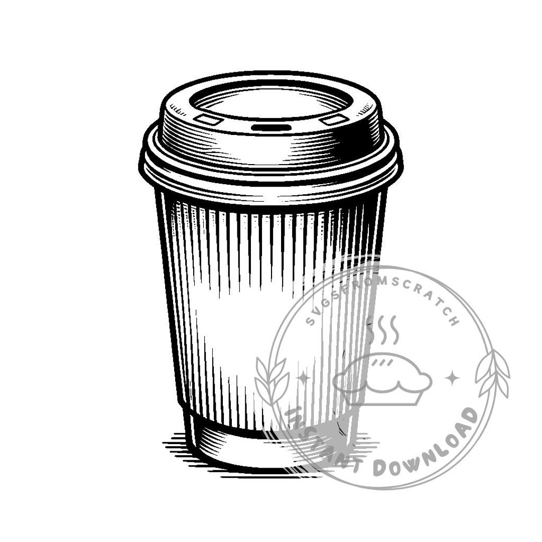 To Go Coffee Cup SVG Bundle - Etsy