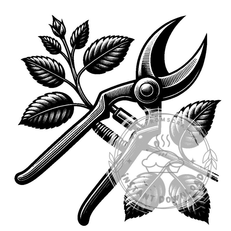 Pruning Shears Snipping Stem SVG Bundle - Etsy