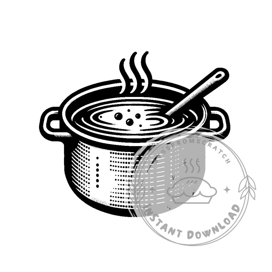 Pot of Soup SVG Bundle - Etsy