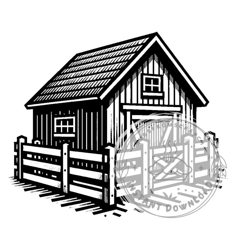Simple Farm Fence SVG Bundle - Etsy