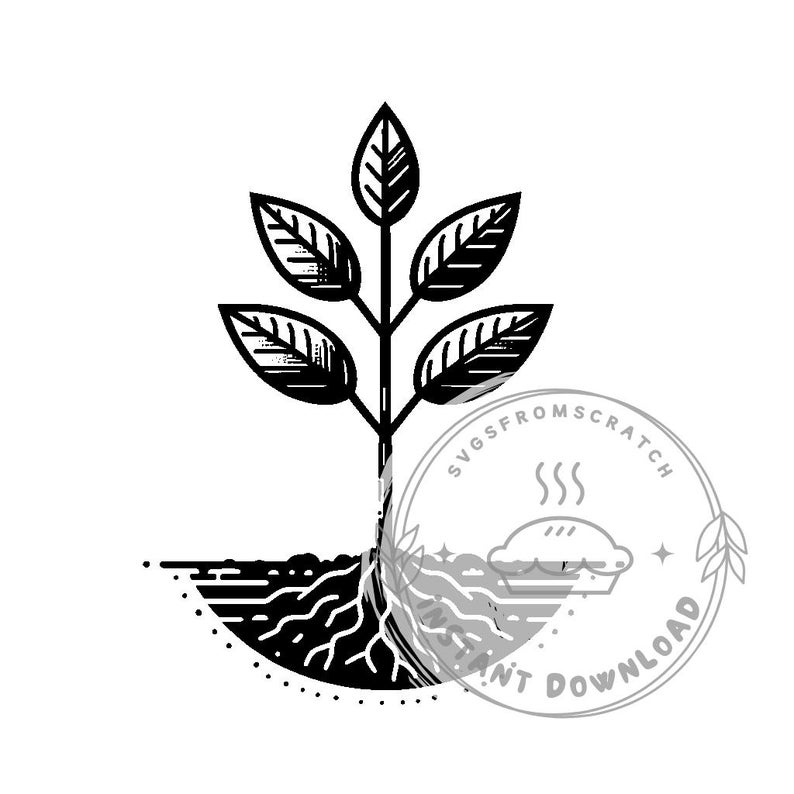 Tree Sapling SVG Bundle - Etsy