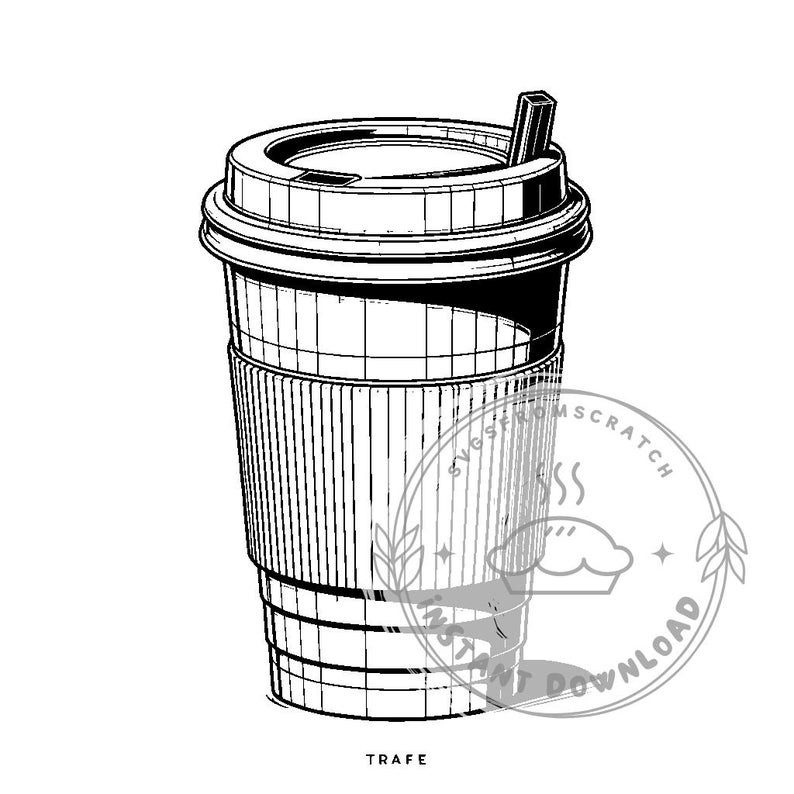 To Go Coffee Cup SVG Bundle - Etsy