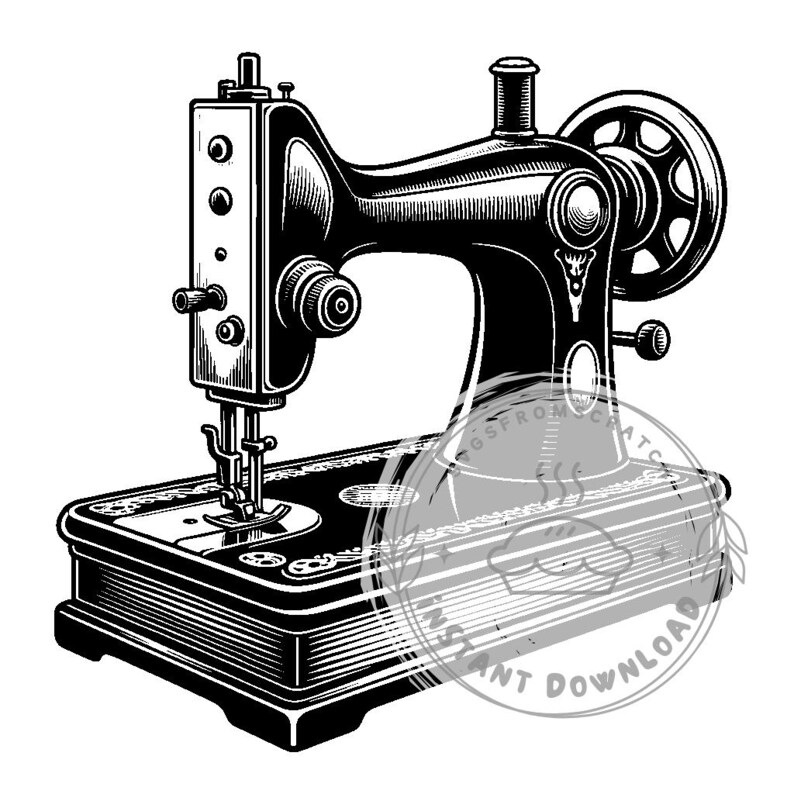 Vintage Sewing Machine SVG Bundle - Etsy