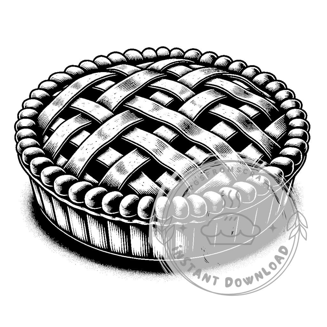 Pie With Lattice Crust SVG Bundle - Etsy