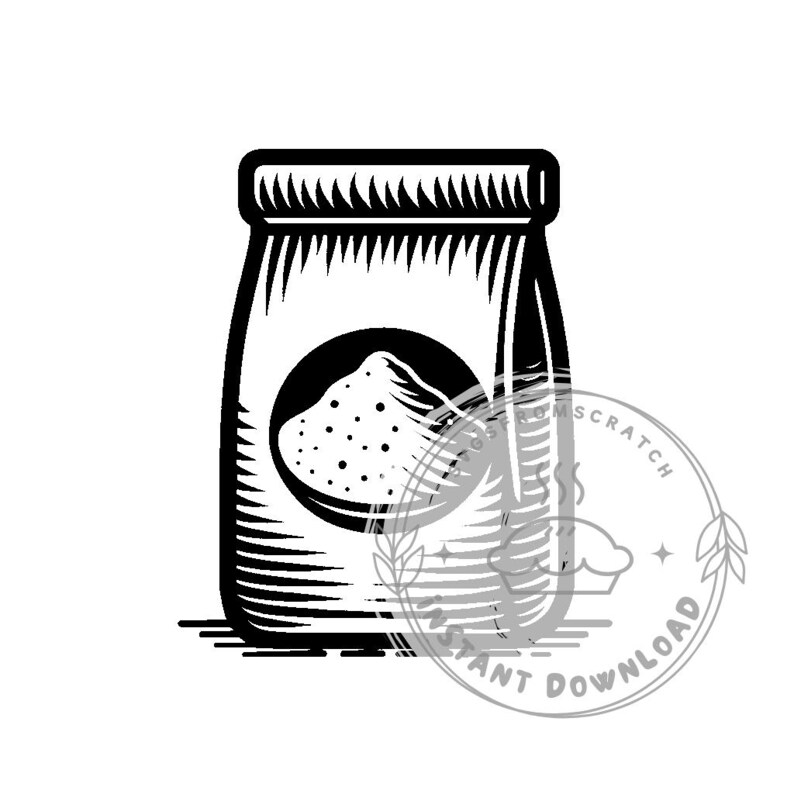 Bag of Flour SVG Bundle - Etsy