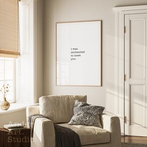 I Was Enchanted to Meet You Printable Poster, Swift Lyric Wall Art ...