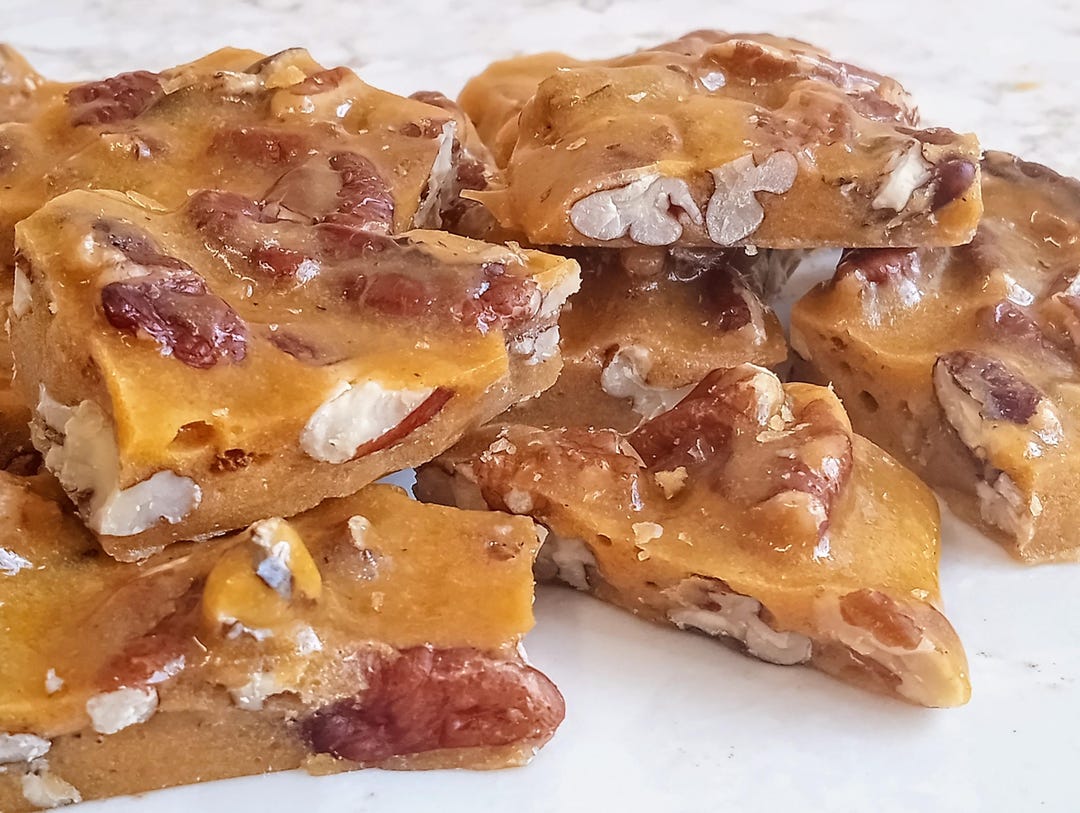 Award Winning Southern Pecan Praline Brittle!!! 1 Pound! Buttery ...
