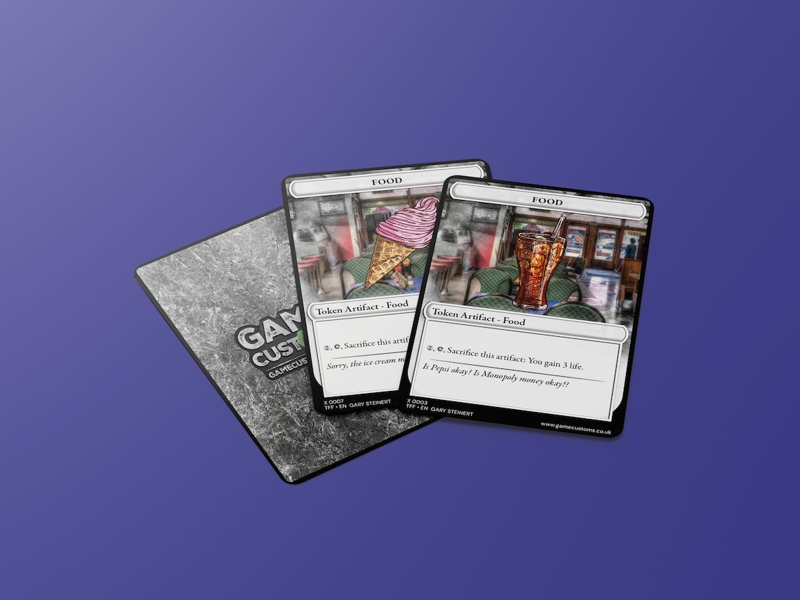 MTG Food Token Set - Fast Food - Etsy