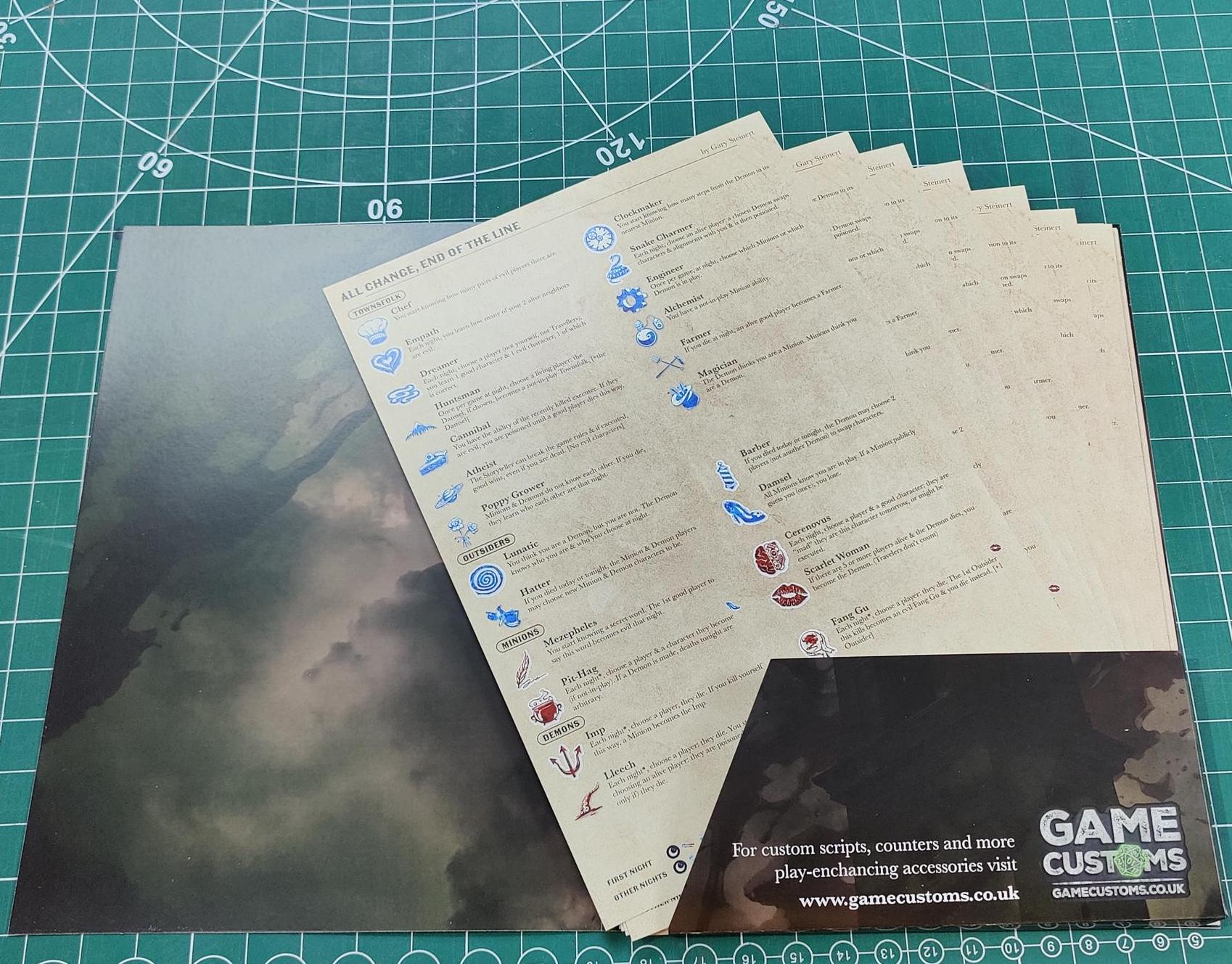 Custom Blood on the Clocktower Scripts - Etsy