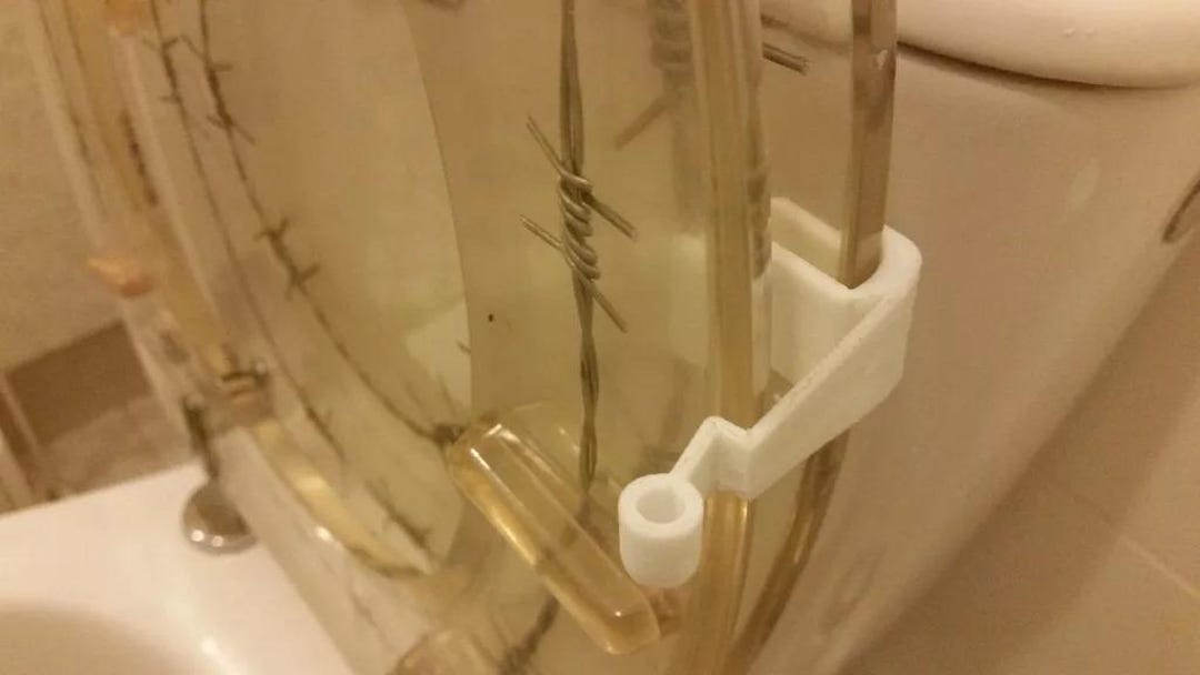 Strong Toilet Loo Seat Lid Holder Hygiene Retaining Clip Clamp ...