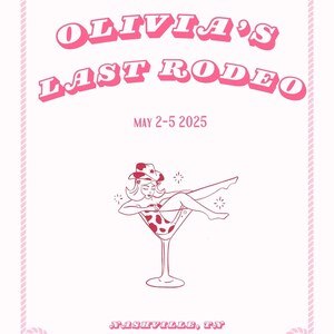 Last Rodeo Bachelorette Itinerary + Customizable Blank Template ...