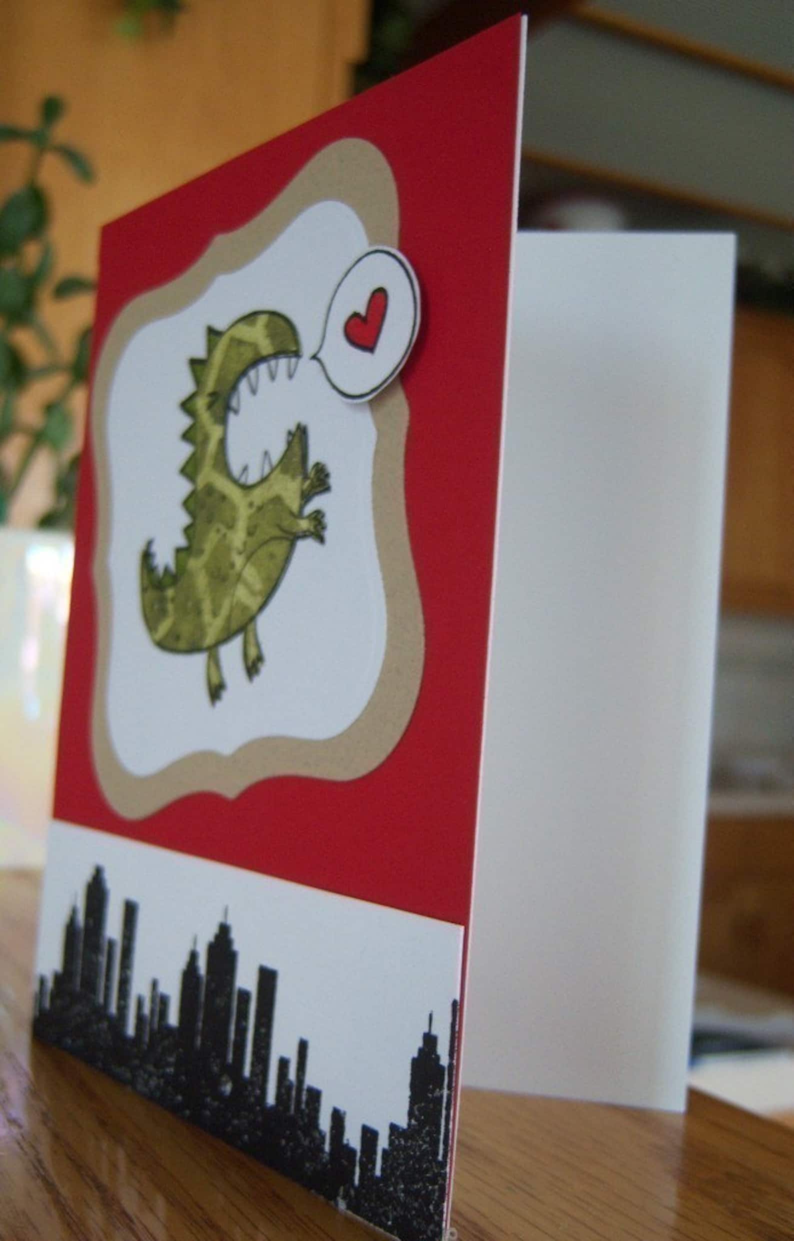 Monster Love Card - Etsy