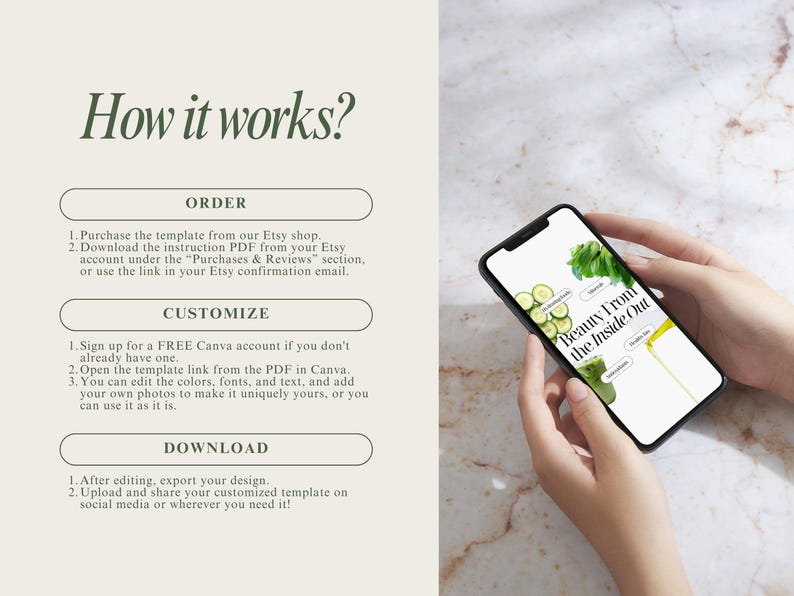 Health & Wellness Reels Templates, Canva Editable Fitness and Self-care ...