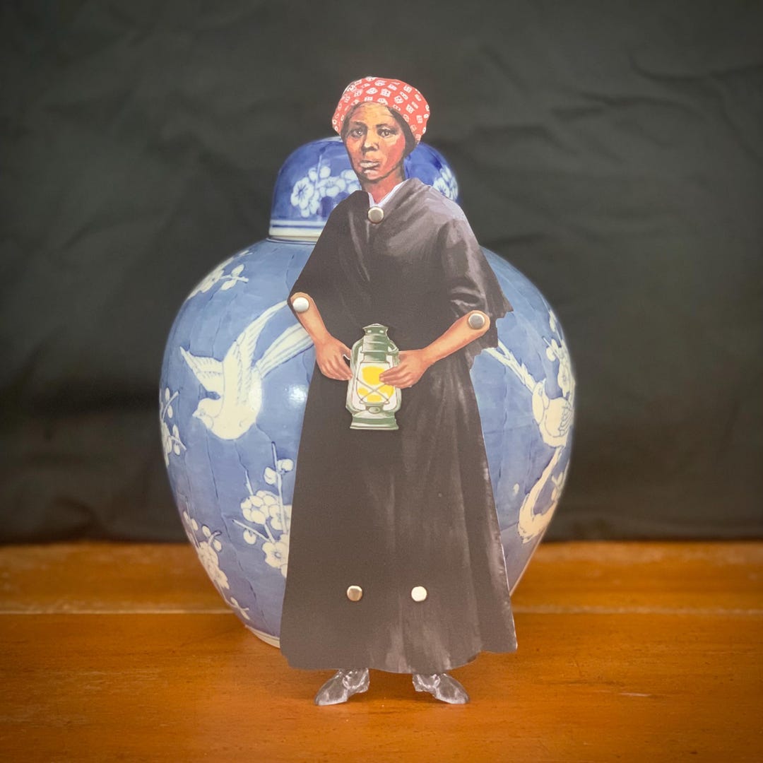 Harriet Tubman Paper Doll, Underground Railroad Paperdoll, Abolitionist ...