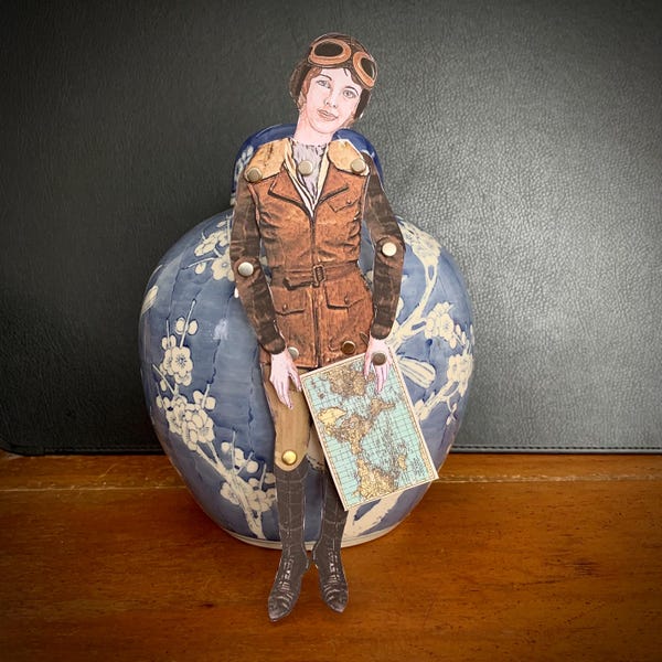 Amelia Earhart - Etsy