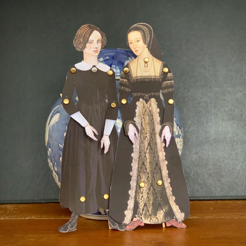 Anne Boleyn Paper Doll, Henry VIII History Decoration, Paperdoll Queen ...