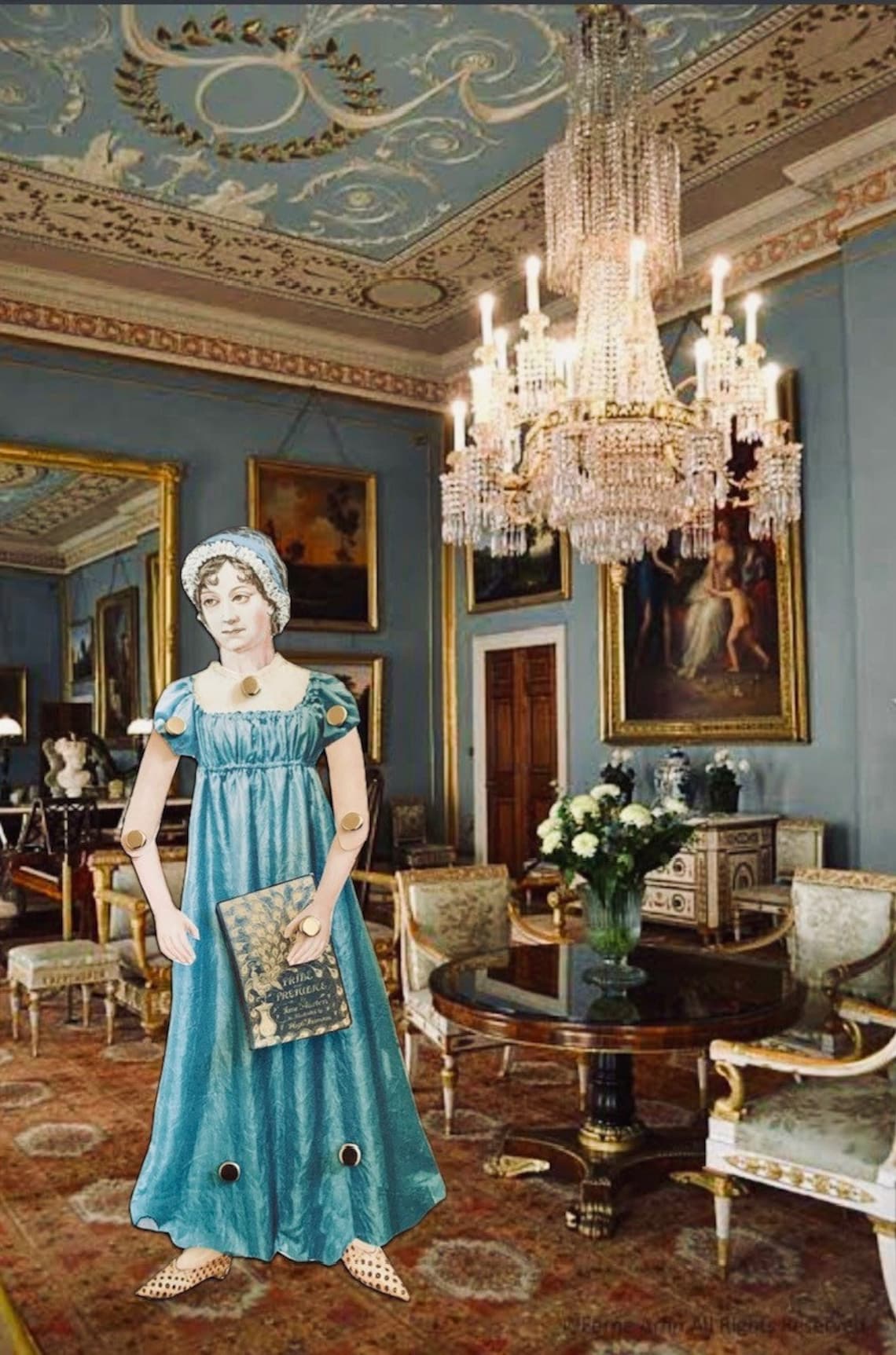 Jane Austen Paper Doll: Pride and Prejudice Regency Art (printable ...