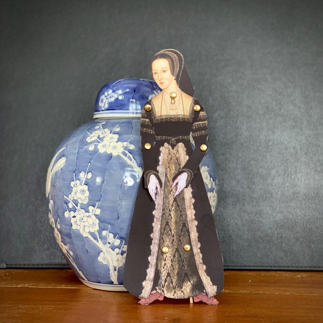 Anne Boleyn Paper Doll: Tudor History Decoration (printable Download ...