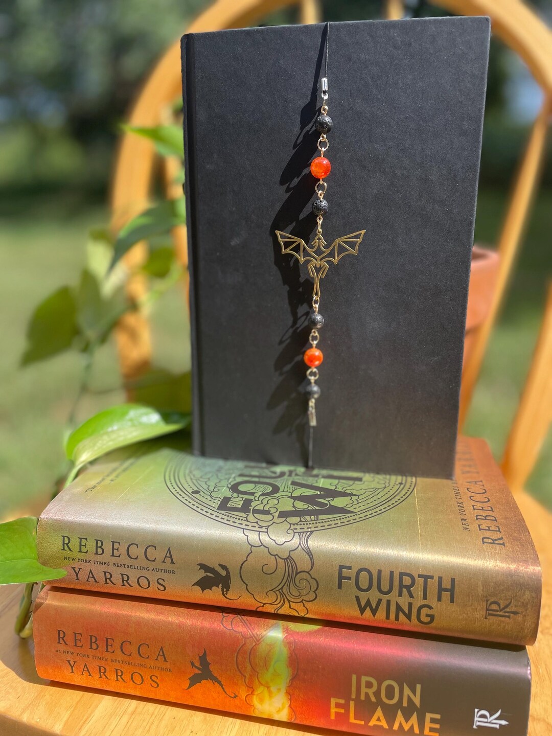 Fourth Wing Inspired Elastic Bookmark - Etsy
