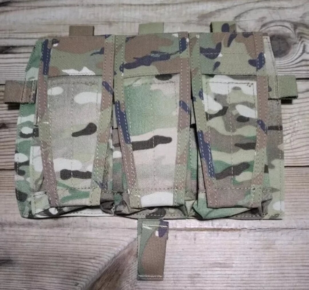 Multicam Crye Precision Style AVS Front Flap Triple Pouch - Etsy