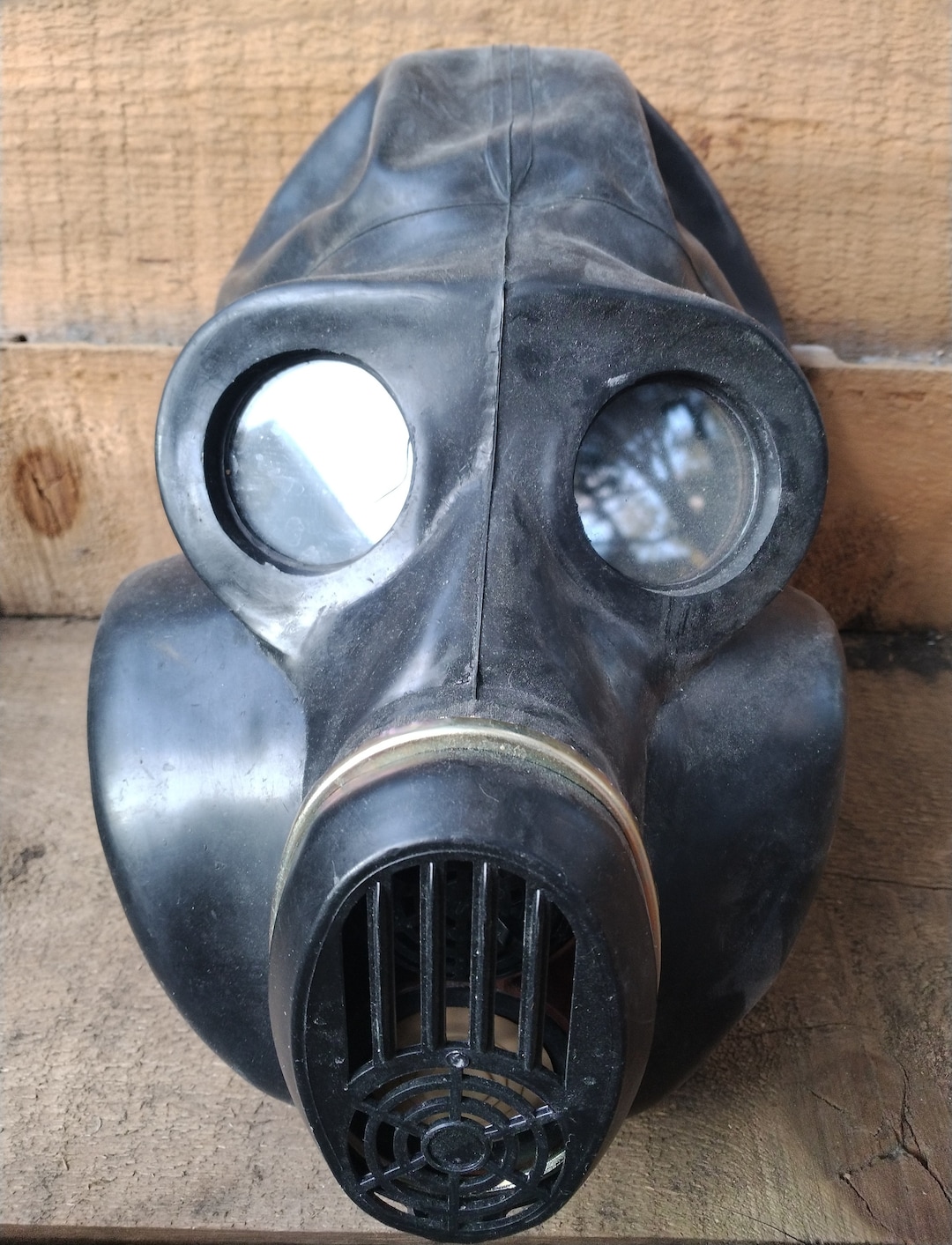 Original Russian PBF Gas Mask Respirator Rare Black Variation M17 STYLE ...