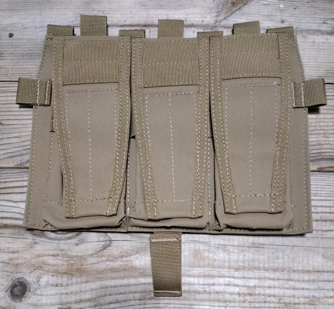 Coyote Brown Crye Precision Style AVS Front Flap Triple Pouch - Etsy