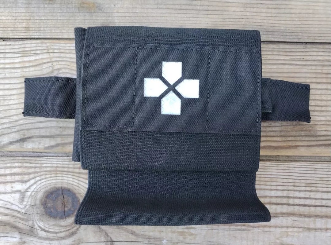 Tactical Black Micro Trauma Kit Style Ifak First Aid Kit Tourniquet ...