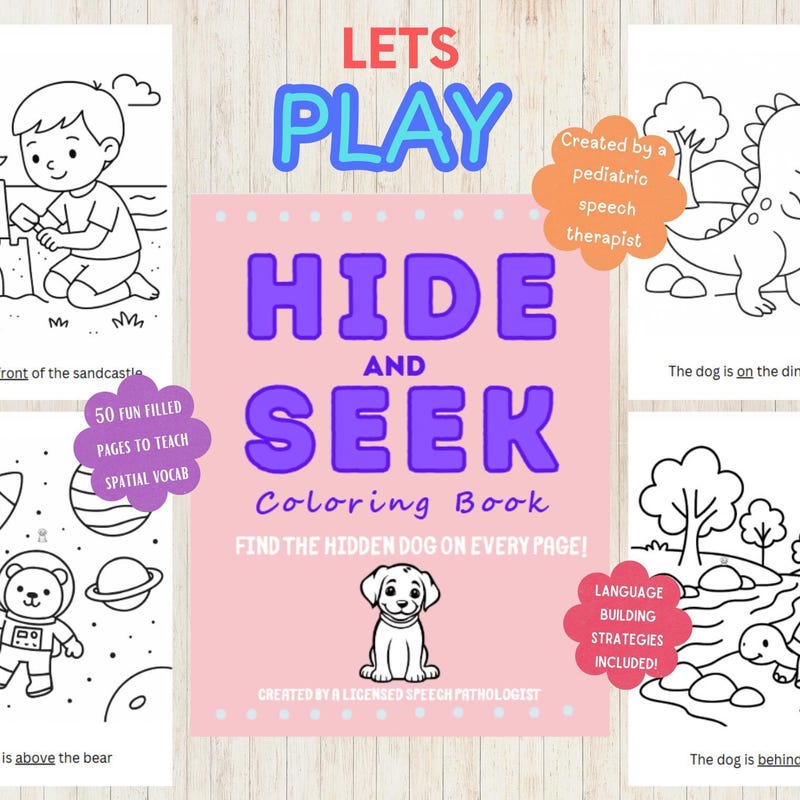 Spatial Concepts Speech Therapy - Etsy