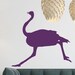 OSTRICH Vinyl Decal, Ostrich, Camel Bird Decal, Ornament Decal, Wall ...
