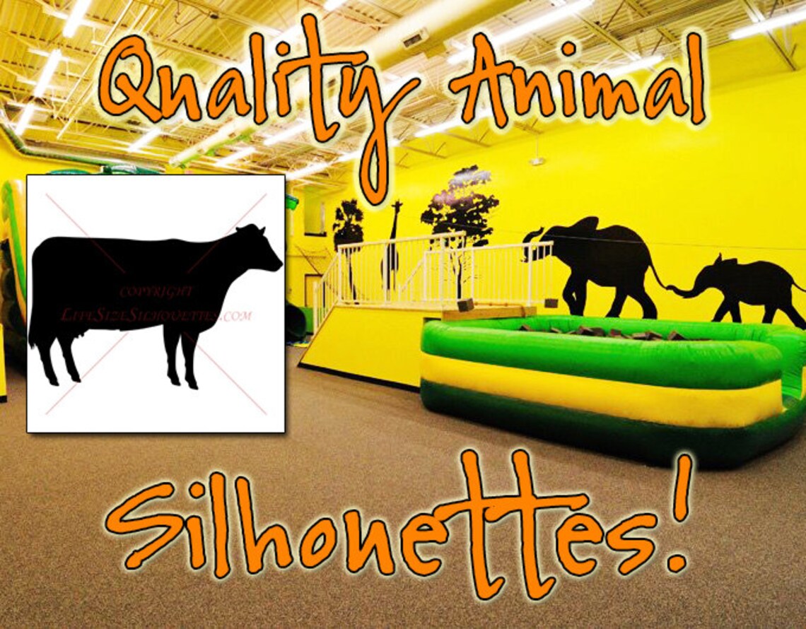 COW Vinyl Decal Vinyl Decal Cow Silhouette Vinyl Decals - Etsy