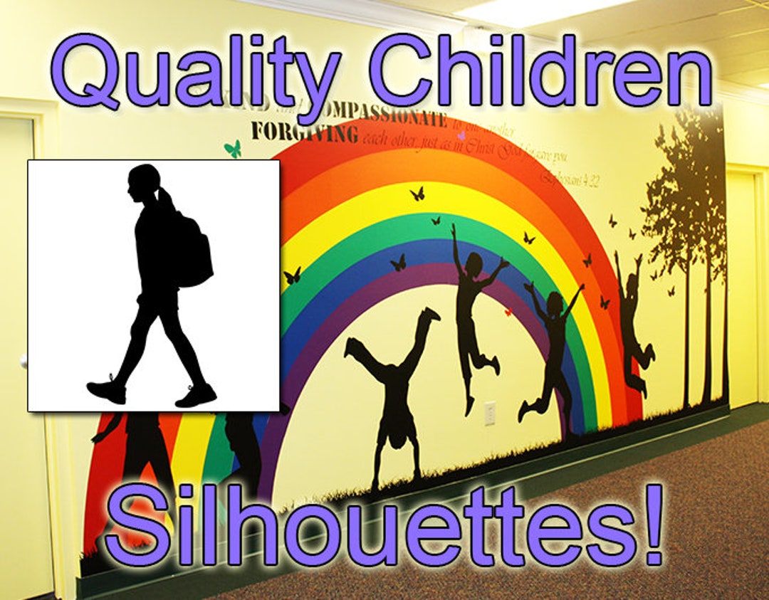 SCHOOL GIRL Vinyl Decal, School Wall Decal, Vintage Stickers, Wall ...