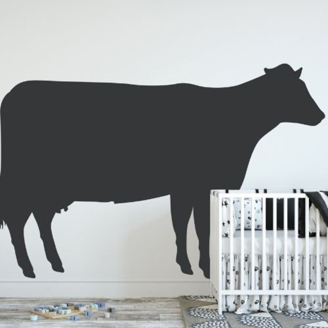 COW Vinyl Decal Vinyl Decal Cow Silhouette Vinyl Decals - Etsy