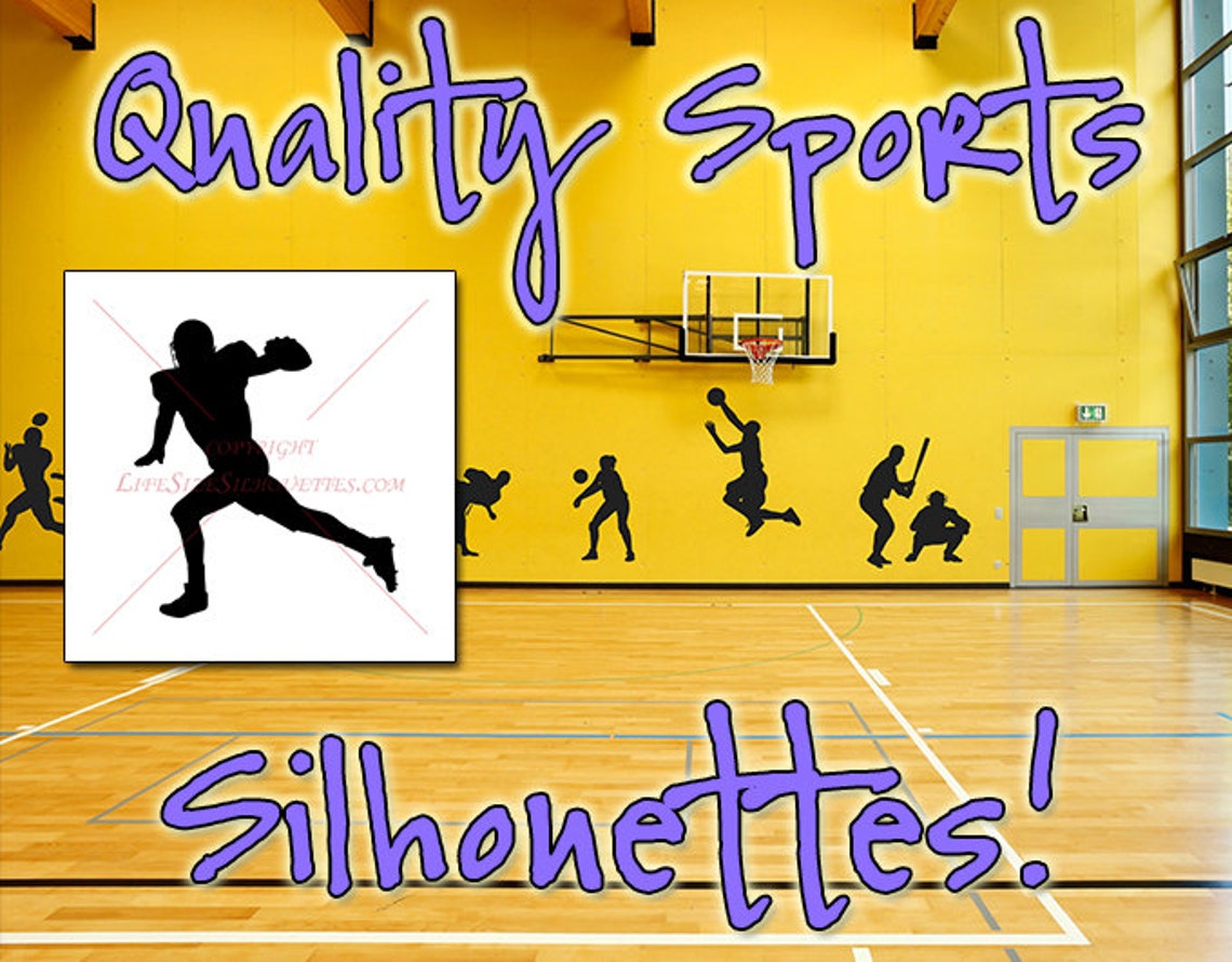 FOOTBALL PLAYER Vinyl Decal High Quality Detailed Wall Vinyl - Etsy